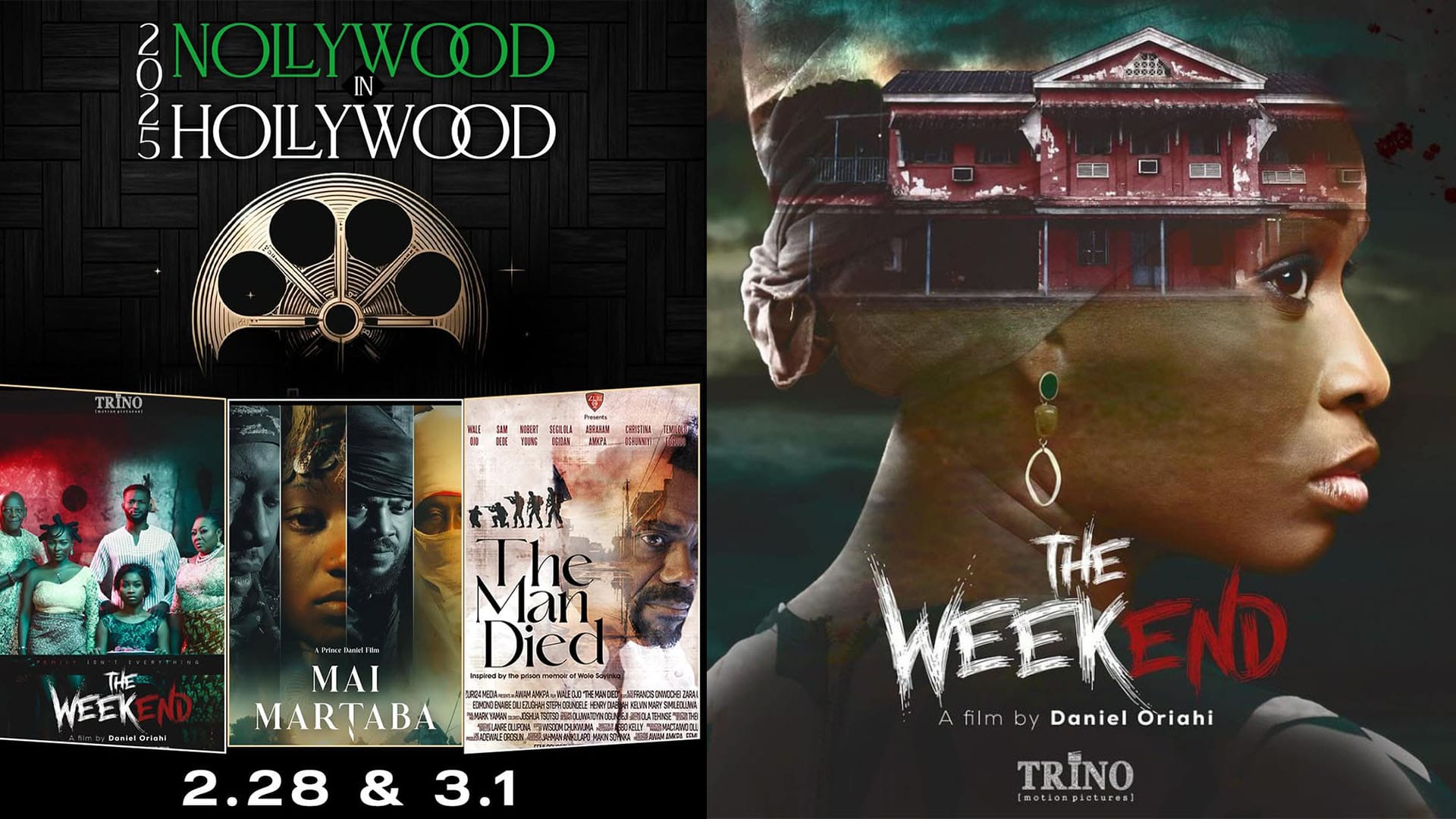 Three Nollywood Films Selected for Nollywood in Hollywood